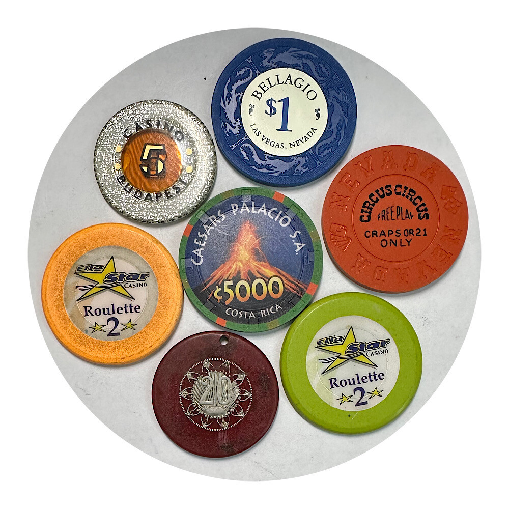 7 Gaming Tokens - Caesars, Casino Budapest, Ella Star and More ...