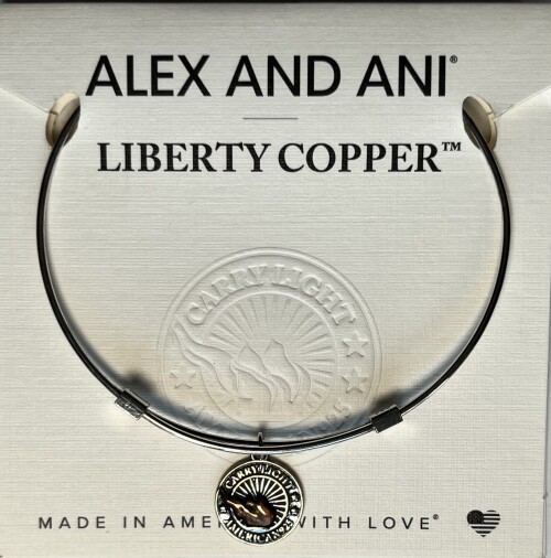 925 Silver Bracelet: Liberty Copper w/Flame Made From Original Copper ...