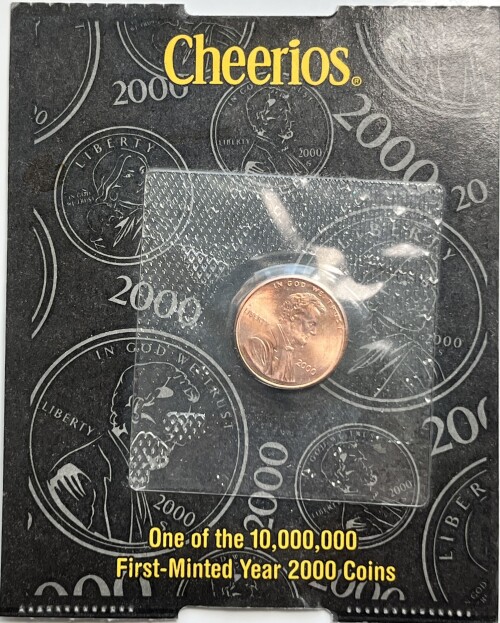 2000-P U.S. Cheerios Lincoln Cent - First-Minted Year 2000 Coins ...