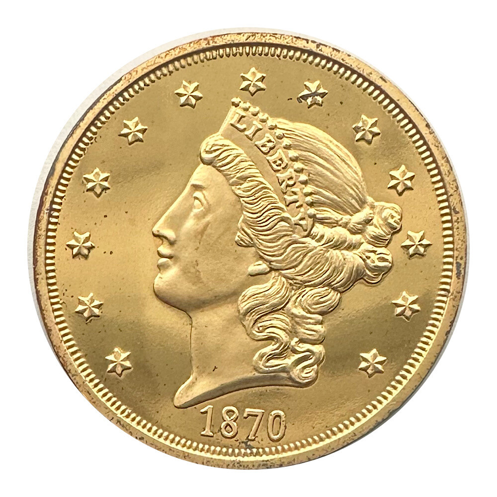 1870-CC U.S. Liberty Head Twenty Dollar ($20) "Copy" Coin | Property Room