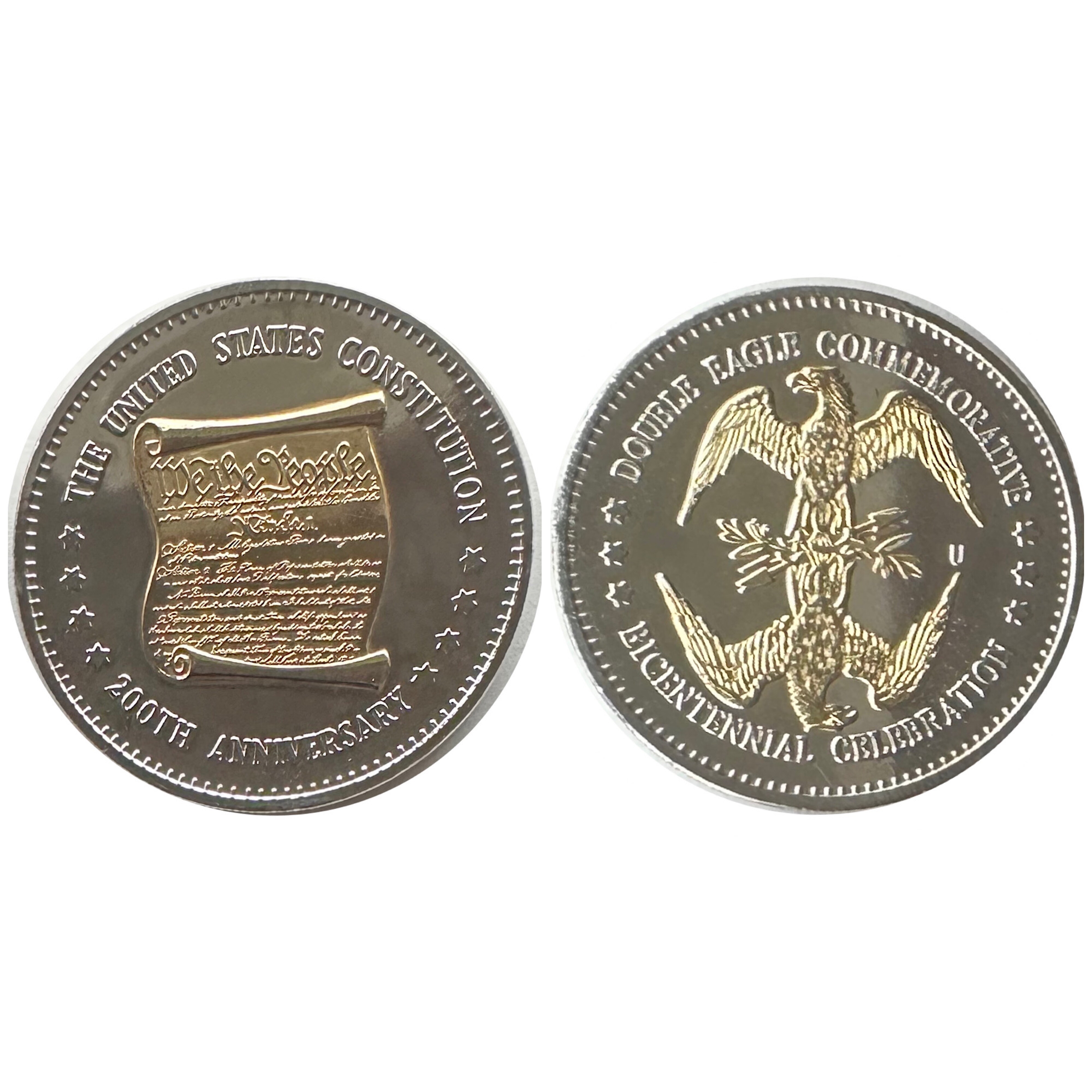 1985 American Flag and 1987 U.S. Constitution - Bicentennial Double ...