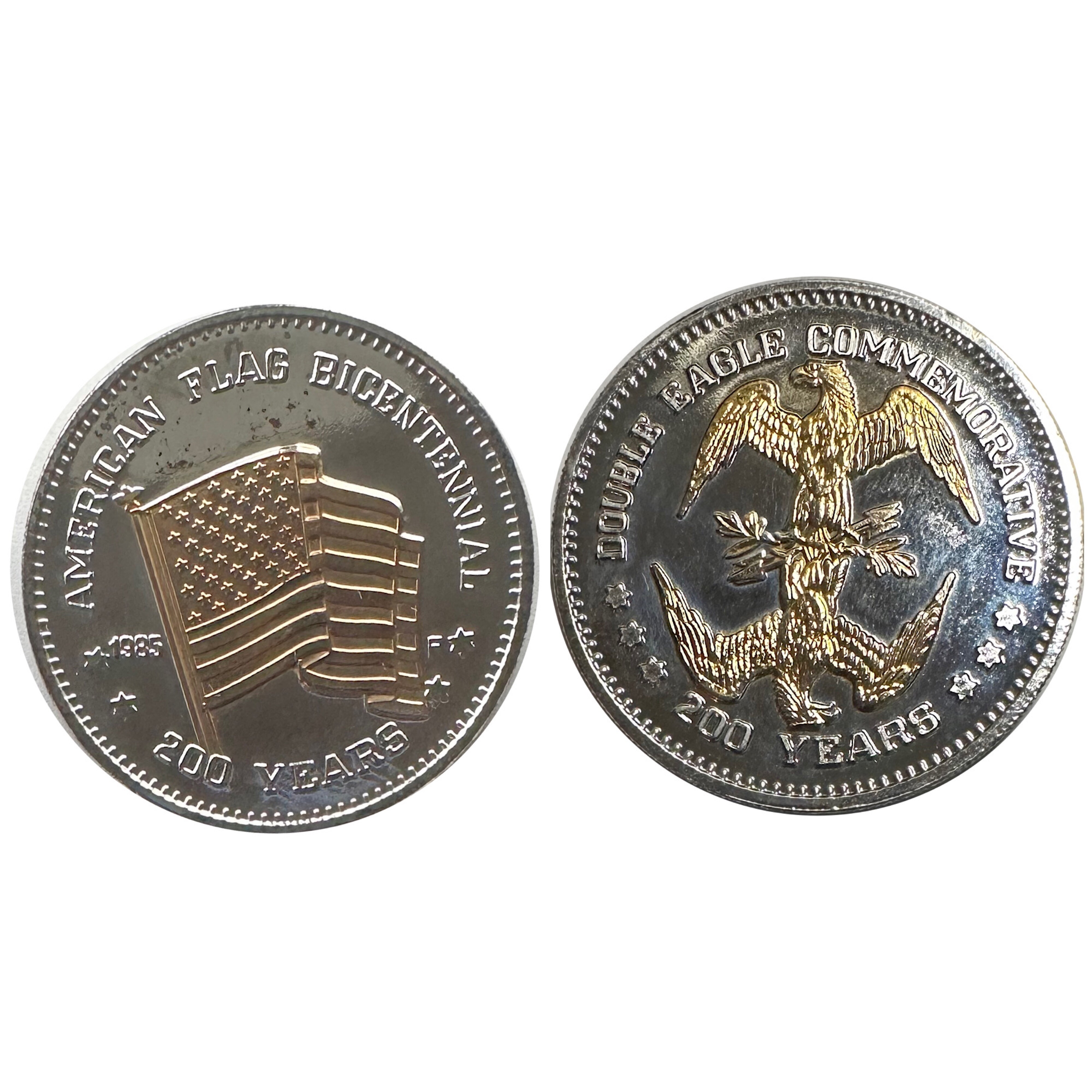 1985 American Flag and 1987 U.S. Constitution - Bicentennial Double ...