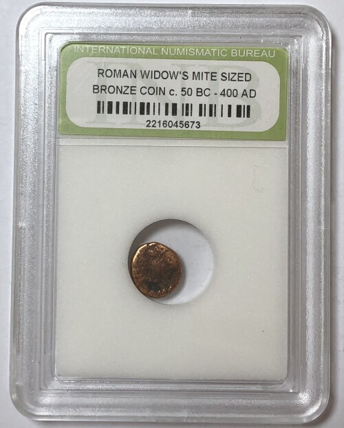 Roman Widow's Mite Sized Bronze Coin c 50 BC - 400 AD - International ...