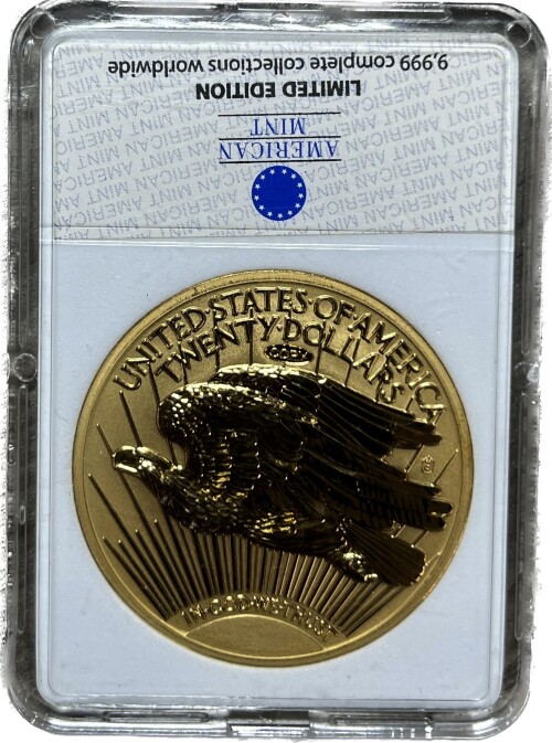 * 1933 Saint-Gaudens Gold Double Eagle Reverse Proof Replica - 24k Gold ...