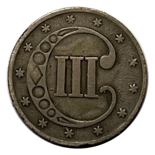 * 1853 U.S. Silver 3 Cent (Trime) Coin | Property Room