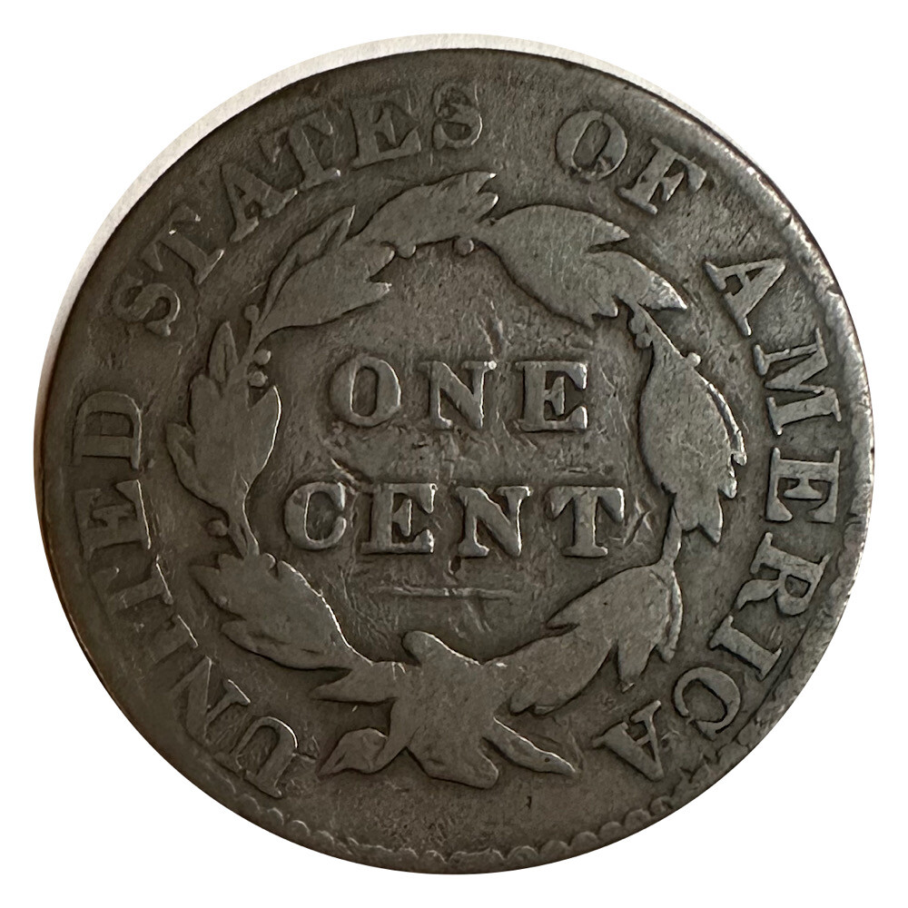 >1827 U.S. Coronet Head One Cent - Full Liberty Band | Property Room