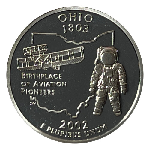 * 2002-S U.S. Silver Proof State Quarter Honoring Ohio | Property Room
