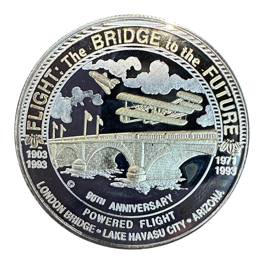 >1993-1994 London Bridge Rotary Commemorative Dollar Coin - Honoring ...