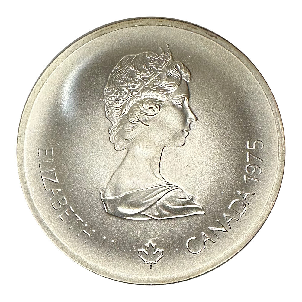 >1975 Canada Silver Elizabeth II - 1976 Montreal Olympics XXI 10 ...