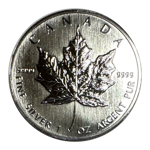 1989 Canada .9999 Pure Silver One Troy Ounce $5 Coin - Brilliant and ...