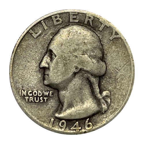 * 1946-D U.S. Silver Washington Quarter | Property Room