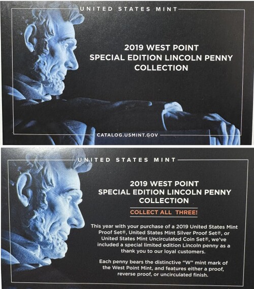 - 2019-W U.S. Proof West Point Special Edition Lincoln Penny Collection ...