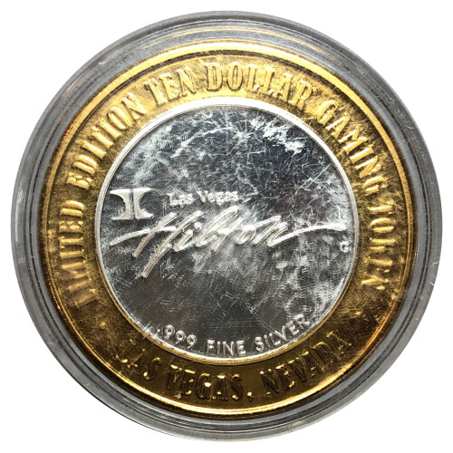 # Silver Strike! Collector's Series $10 Silver Gaming Token - Las Vegas ...