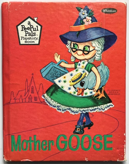 * 1967 Mother Goose - Whitman PeePul Pals Play Story Book with Nursery ...