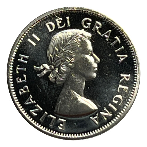 * 1960 Canada Silver 25 Cent Coin - Lots of Luster | Property Room