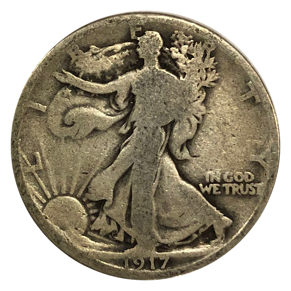 >1917 US Silver Walking Liberty Half Dollar | Property Room