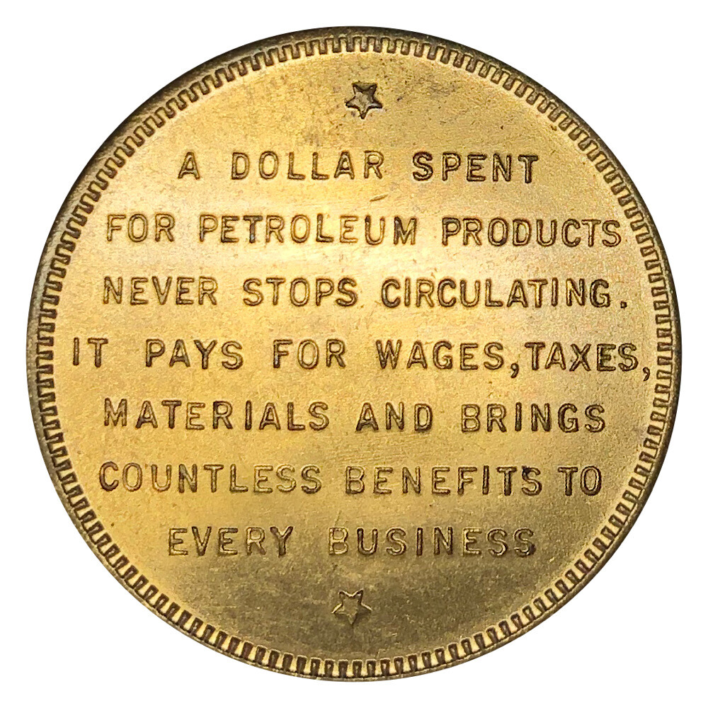 >1939 Golden Gate International Exposition - Petroleum Exhibit Token ...