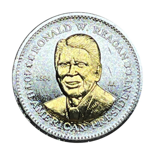 . 1984 Ronald Regan Series AA "Double Eagle" Commemorative - Layered in ...