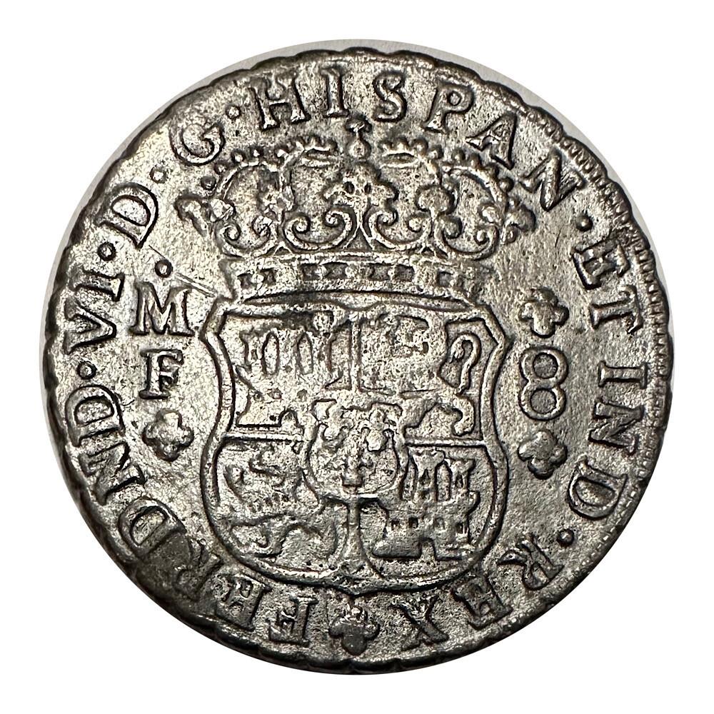 >1748 Mexico Silver Ferdinand VI 8 Real Colonial Era Coin | Property Room