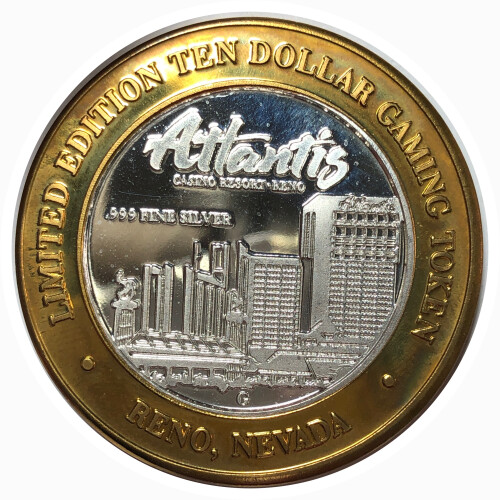# Silver Strike! Collector's Series $10 Silver Gaming Token -Atlantis ...