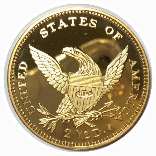#1838-C Replica 2 1/2 Dollar Liberty Head Quarter Eagle | Property Room
