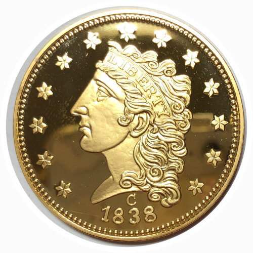 #1838-C Replica 2 1/2 Dollar Liberty Head Quarter Eagle | Property Room