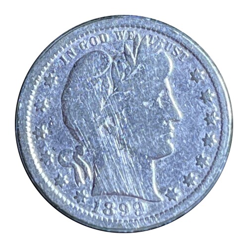* U.S. Coins of the 20th Century - 1899 U.S. Silver Liberty Head Barber ...