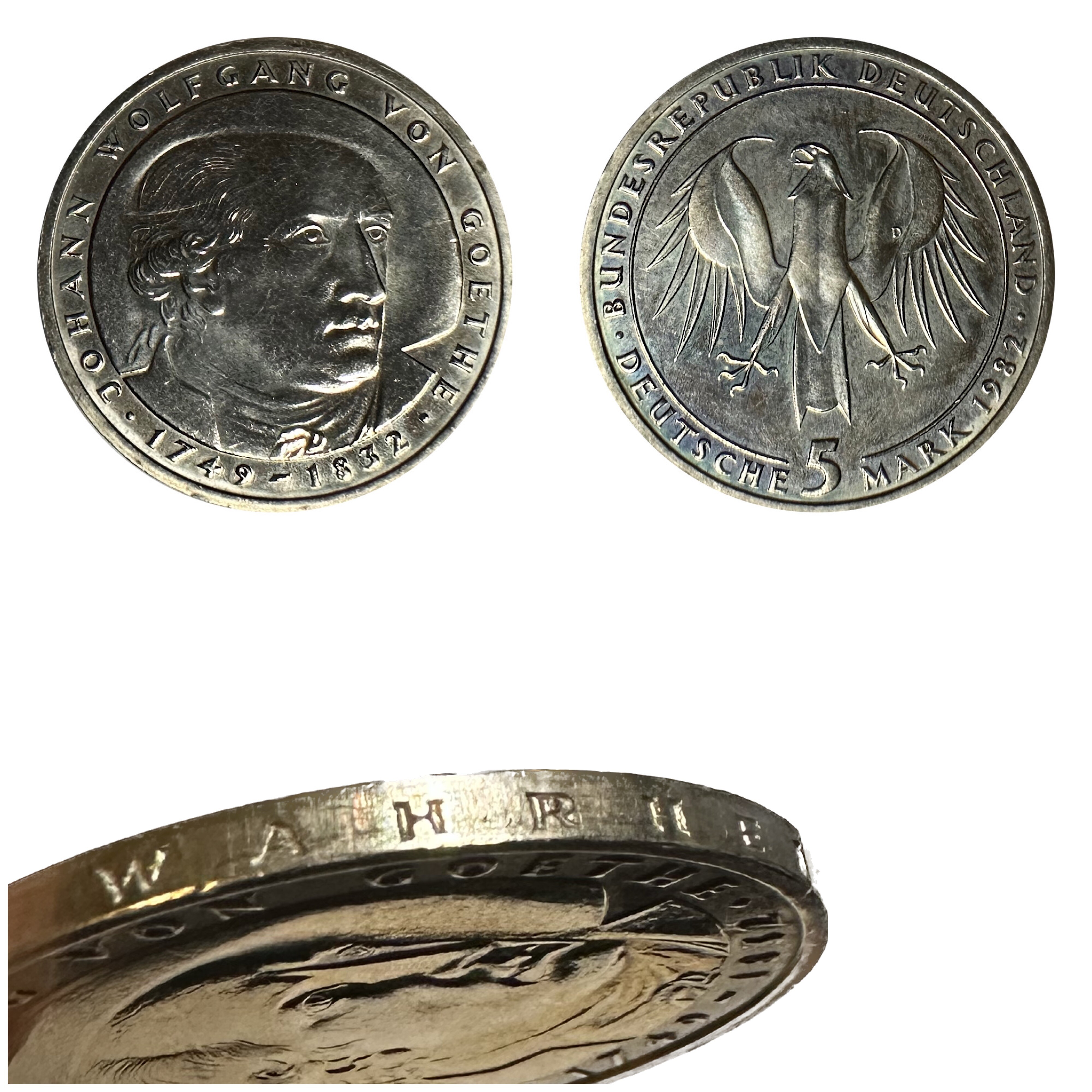 >Germany Coins - 1963 Max Planck 2 Mark and 1982 Johann Wolfgang Von ...