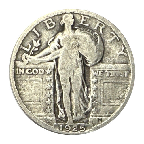 - 1925 U.S. Silver Standing Liberty Quarter | Property Room