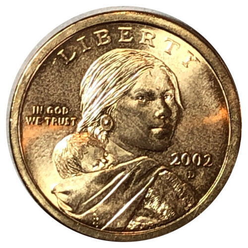 #2002-D U.S. Sacagawea One Dollar - Brilliant Luster | Property Room