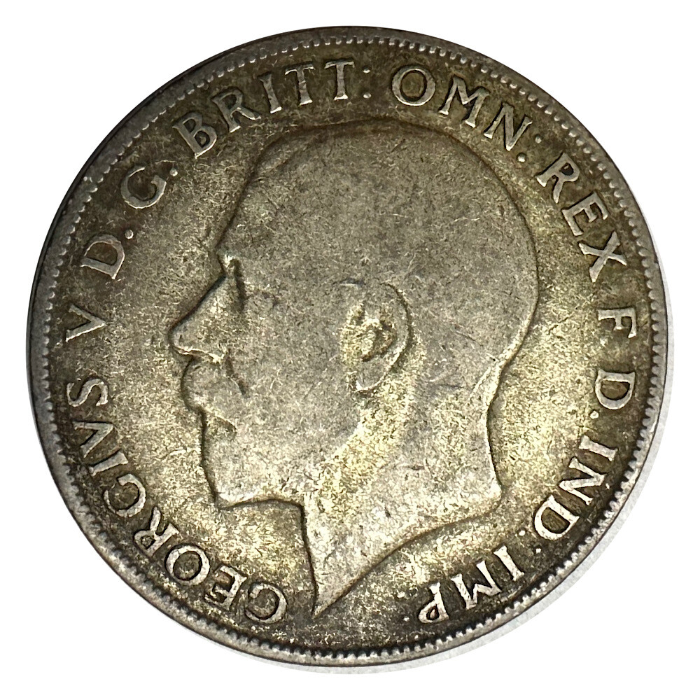 >1921 Great Britain Silver - King George V One Florin Coin | Property Room