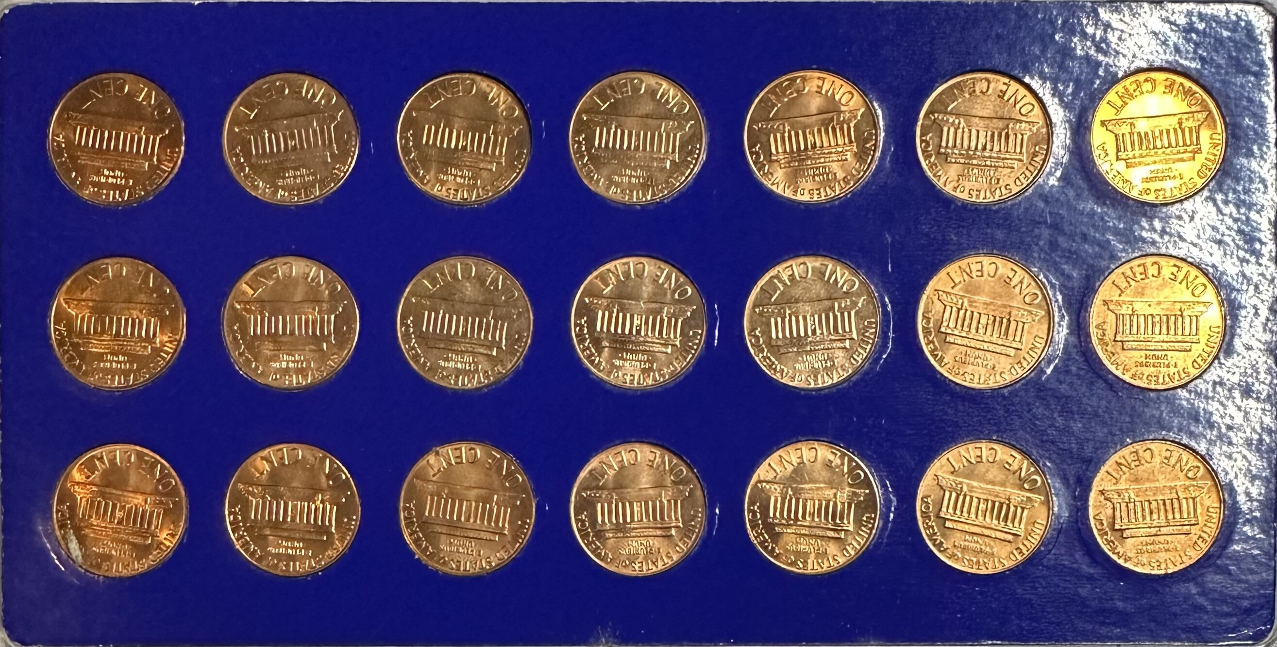 >U.S. Lincoln Memorial Cent Series - 1959-1969 Various Mint Marks ...