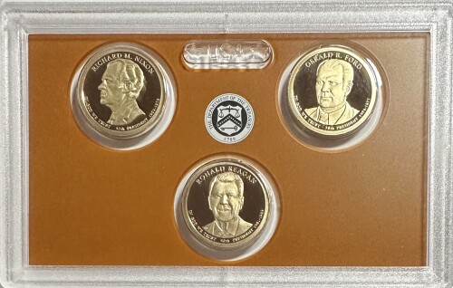 - 2016-S U.S. Mint Presidential $1 Coin Proof Set - 3 Coins - Nixon ...