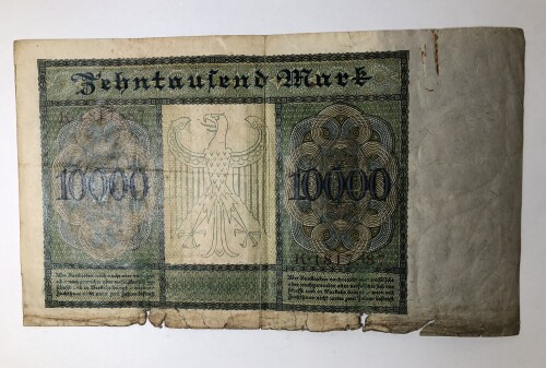 #1922 Germany 10,000 Mark Reichsbanknote | Property Room