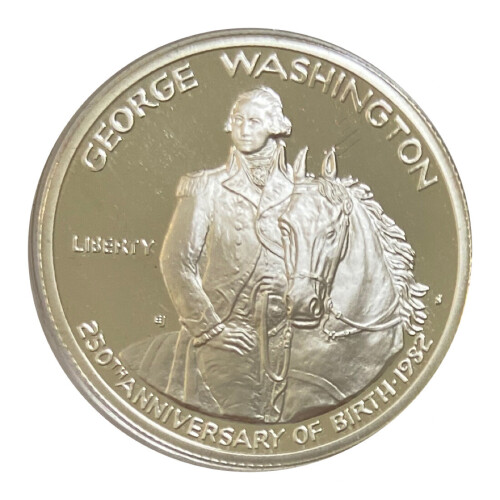 **1982 US Silver General Washington Classic Commemorative Brilliant ...