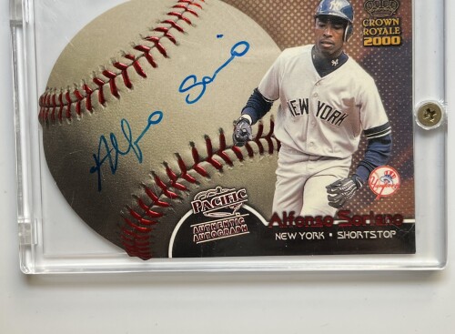 . 2000 Crown Royale Signed Baseball Card - Alfonso Soriano - New York ...