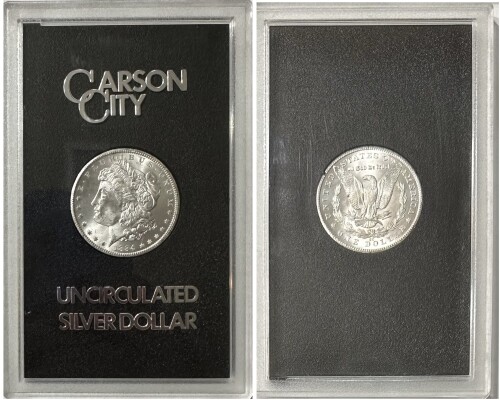 - 1884-CC U.S. Silver Morgan Dollar GSA Encapsulated - Brilliant ...