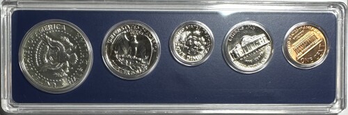 - 1966 U.S. Silver Special Mint Set - Includes Kennedy Half Dollar ...