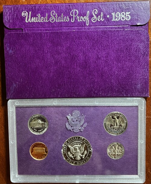 1985-S U.S. Proof Coin Set - In Original Mint Box | Property Room