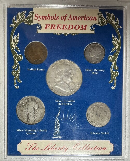 Symbols of American Freedom, The Liberty Collection - 1963 Silver Half ...
