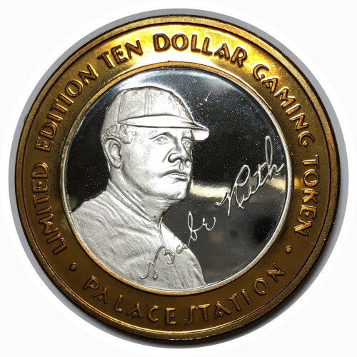 Silver Strike! Collector's Series $10 Silver Gaming Token -Palace ...