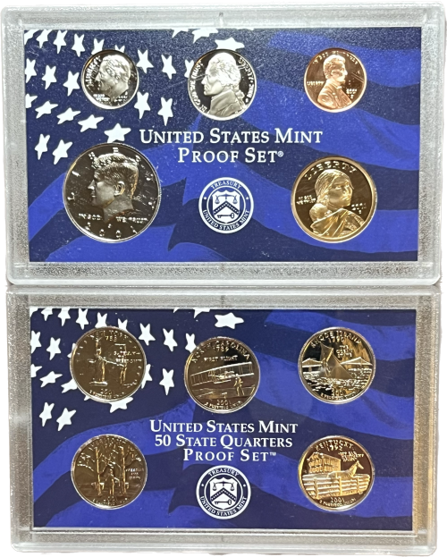 *2001-S United States Mint Proof Set - 10 Coins in Original Mint ...