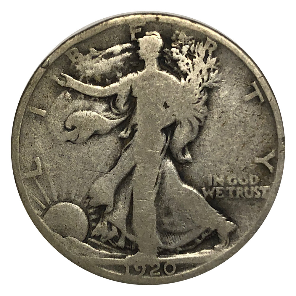 >1920-D U.S. Silver Walking Liberty Half Dollar | Property Room