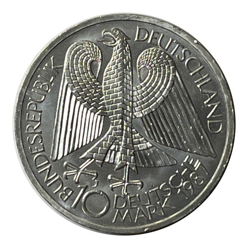 * 1987 German 10 Deutsche Mark Silver Coin - 750 Years Berlin ...