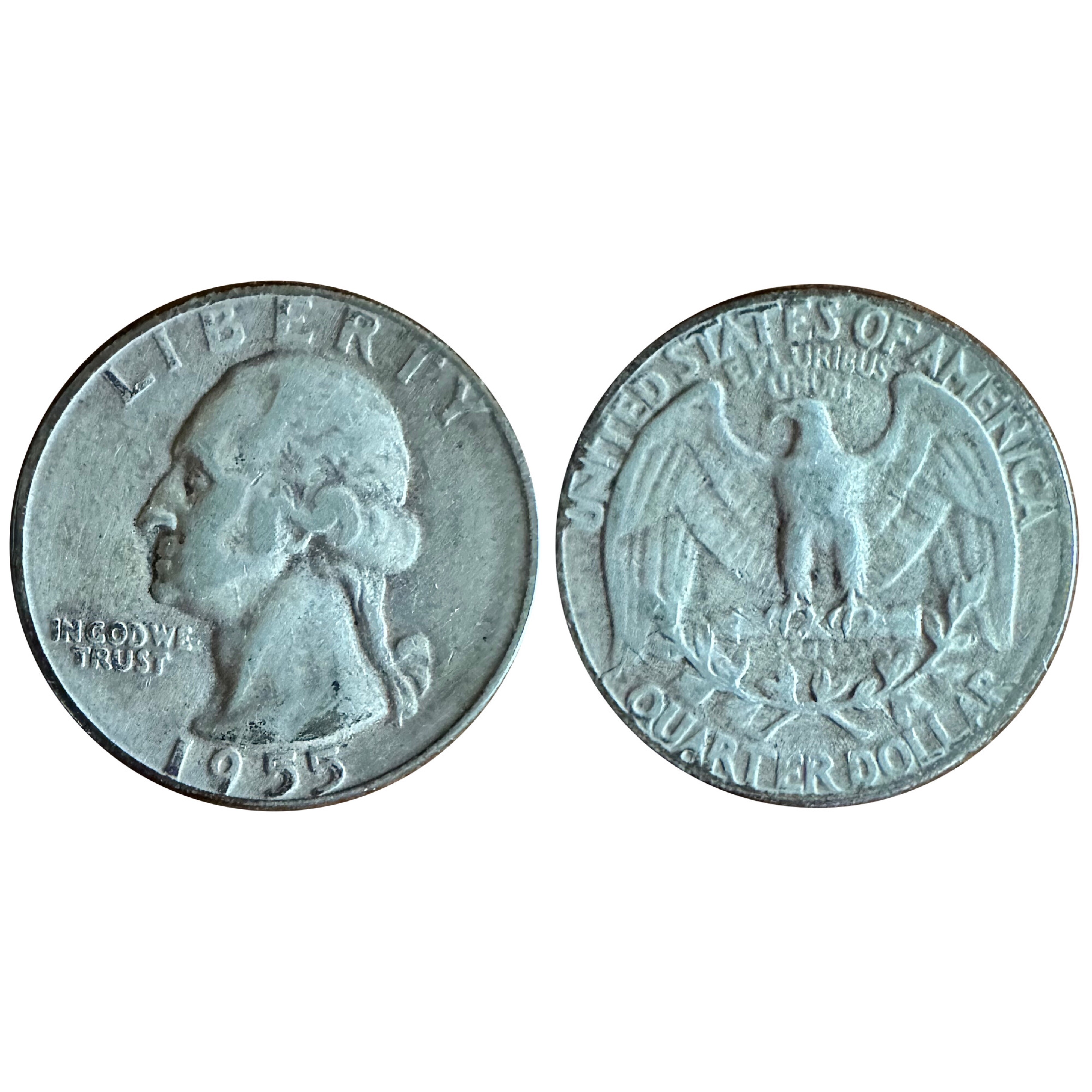 >1955-P U.S. Silver Washington Quarter | Property Room