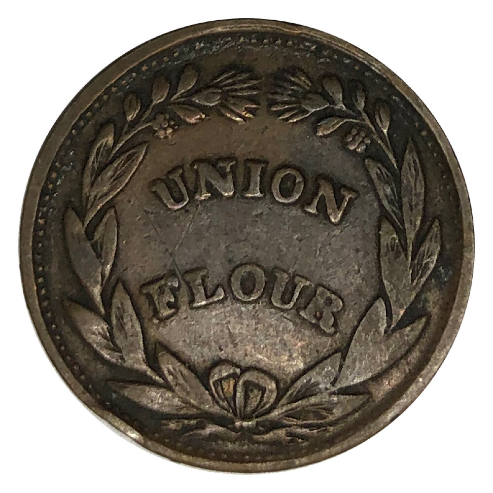 >1960's Civil War Token - Union Flour, D.L. Wing & Co. Albany N.Y ...