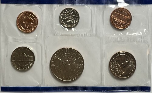 * 1991-P U.S. Uncirculated Coin Set - 5 Coins and Philadelphia Mint ...
