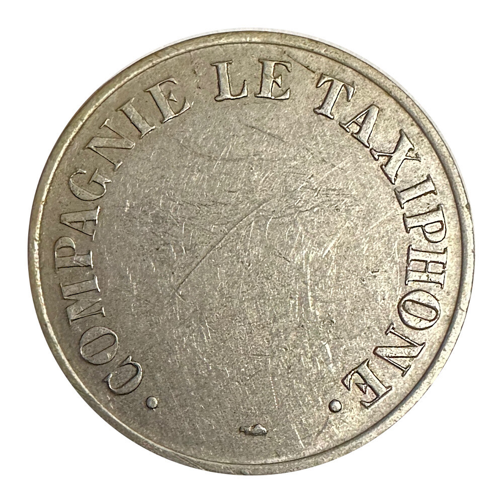 >1947-1955 France Compagnie Le Taxiphone - Public Payphone Token ...