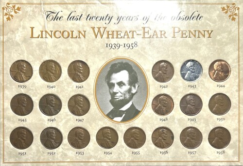 1939-1958 The Last Twenty Years of the Obsolete Lincoln Wheat-Ear Penny ...