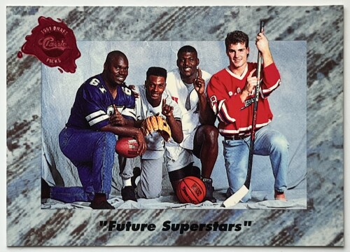 1991 Classic Draft Picks "Future Superstars" Card - For Promotional ...
